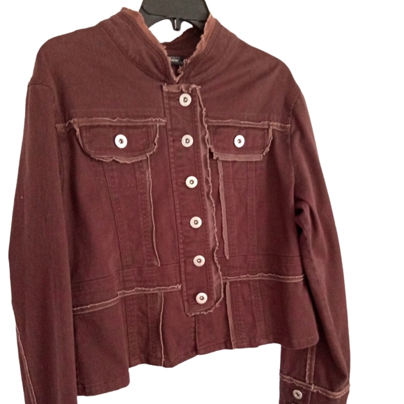 Persaman New York | Jackets & Coats | Persaman Chocolate Boho Denim ...